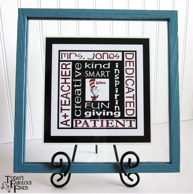 Free Teacher Appreciation Subway Art Printable - 24/7 Moms