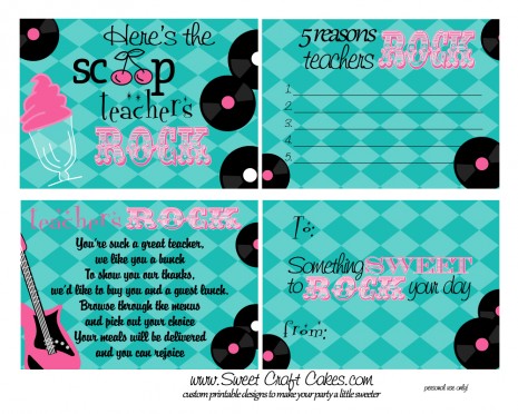 Teacher Appreciation Cards - Free Printables - 24/7 Moms
