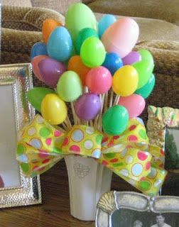 DIY Plastic Easter Egg Bouquet - 24/7 Moms