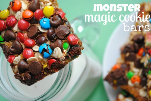 Monster Magic Cookie Bars - 24/7 Moms