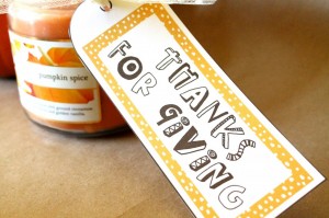 Free Thanks for Giving Gift Tag - 24/7 Moms