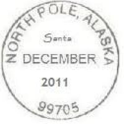 North Pole postmark through Dec. 10th - From The Postal Service - 24/7 Moms