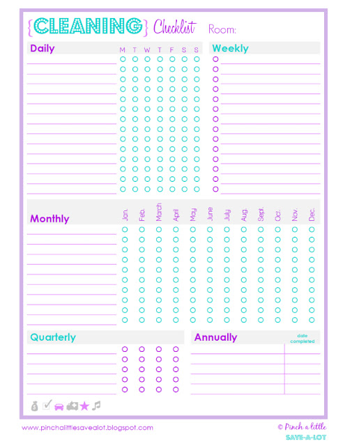 Grown-Up Chore Charts For Cleaning - 24/7 Moms