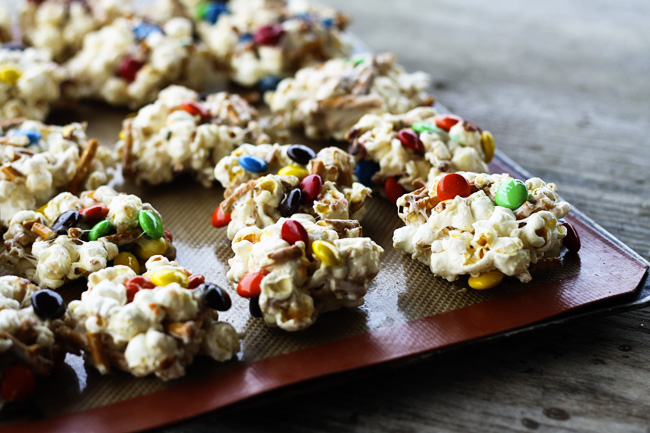 Sweet and Salty No-Bake Popcorn Cookies - 24/7 Moms