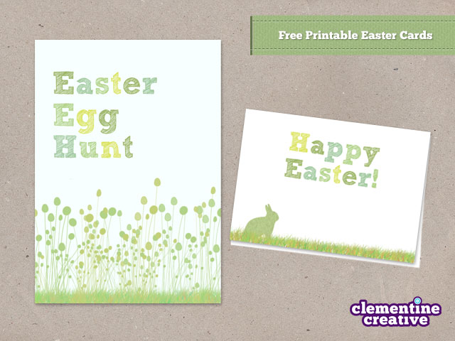 Free Easter Card Printable - 24/7 Moms