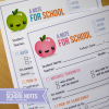 Free School Note Printables - 24/7 Moms