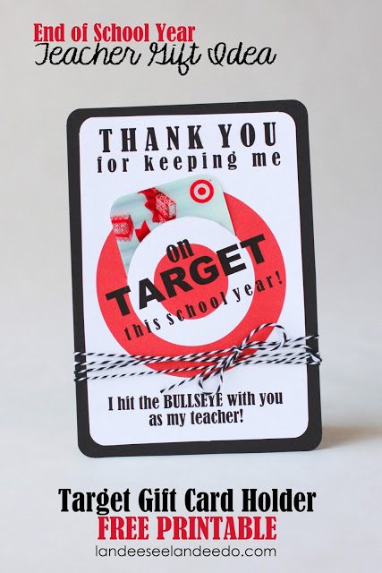 Free Target Gift Card Holder Printable - 24/7 Moms