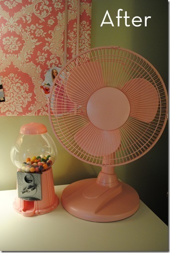 DIY Spray Painted Fan - 24/7 Moms