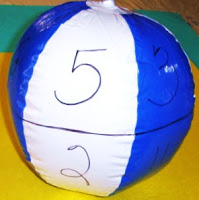 Day 18 - Math Beach Ball {100 Days of Summer Fun} - 24/7 Moms