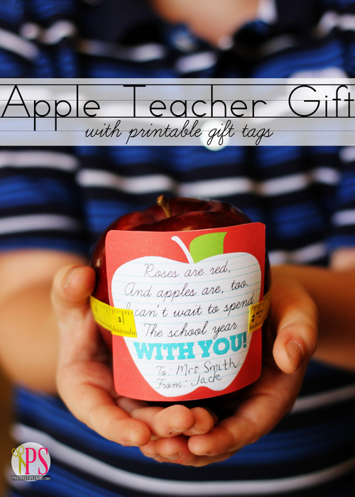 Free Apple Gift Tag Printable - 24/7 Moms