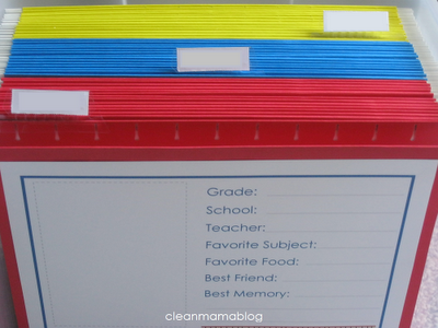 Box of School Memories {Free Printable} - 24/7 Moms