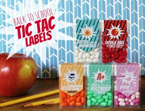 Free Back to School Tic Tac Label Printables - 24/7 Moms
