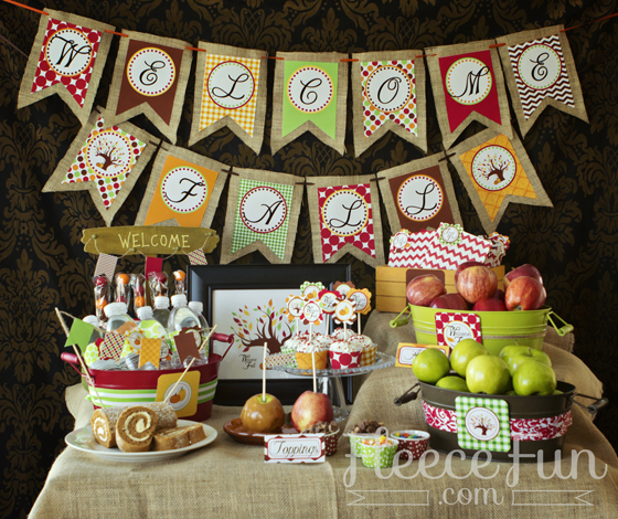 Free Fall Banner Printable - 24/7 Moms