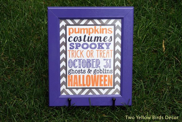 Free Halloween Subway Art Printable - 24/7 Moms