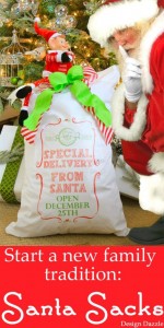 DIY Santa Sacks - It's a Tradition - 24/7 Moms