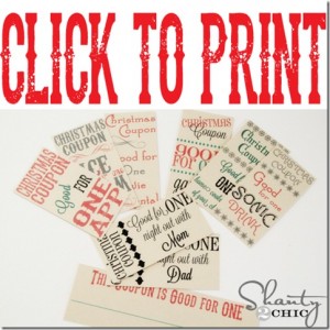 Free Stocking Stuffer Coupon Printables - 24/7 Moms