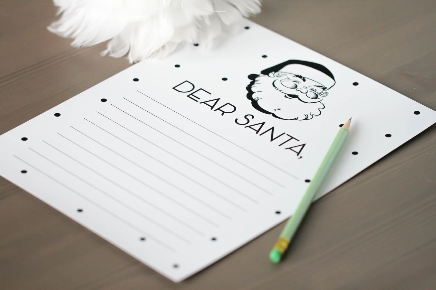 Free Dear Santa Printable - 24/7 Moms