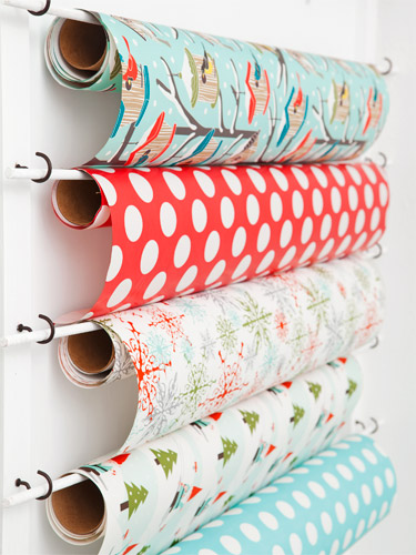 MOM Tip: Wrapping Paper Storage - 24/7 Moms