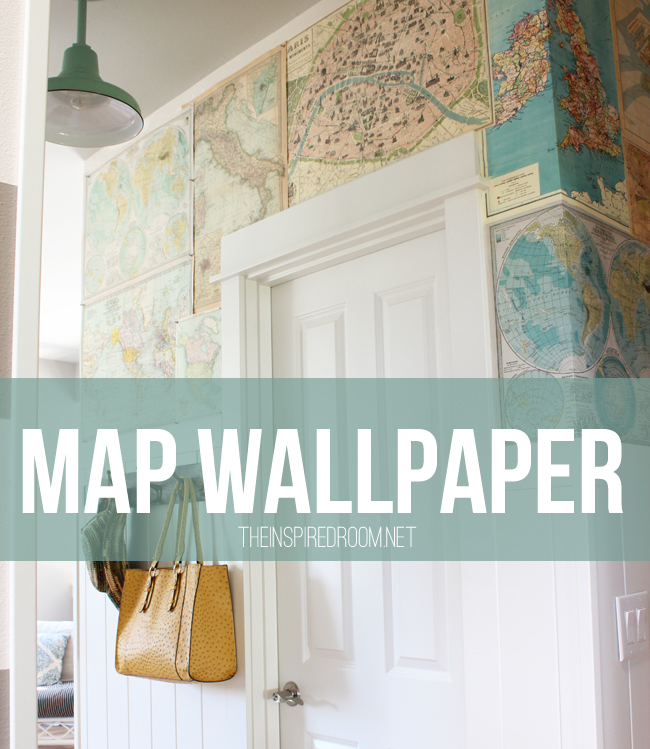 7 Decorating Ideas With Maps - 24/7 Moms
