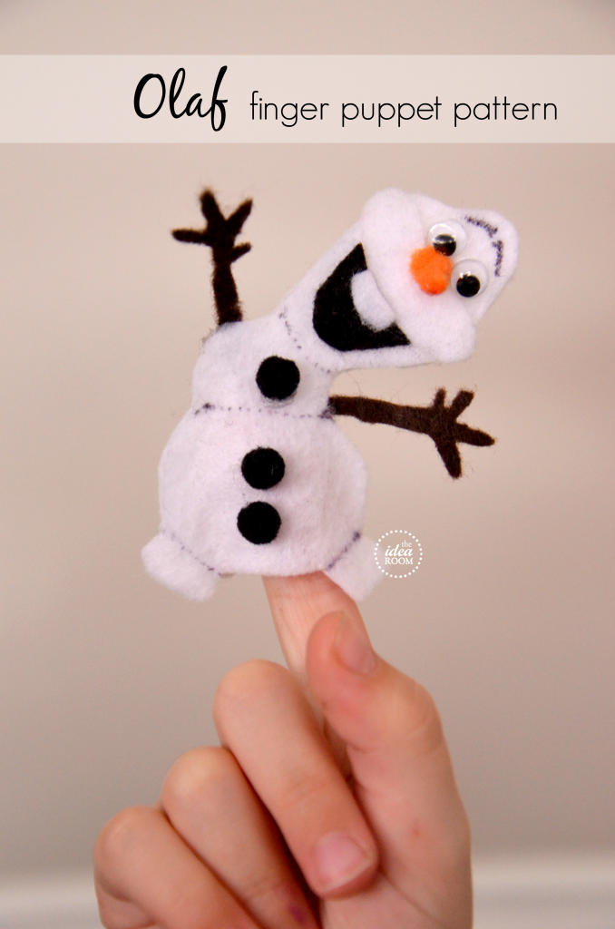 DIY Olaf Finger Puppet Pattern - 24/7 Moms