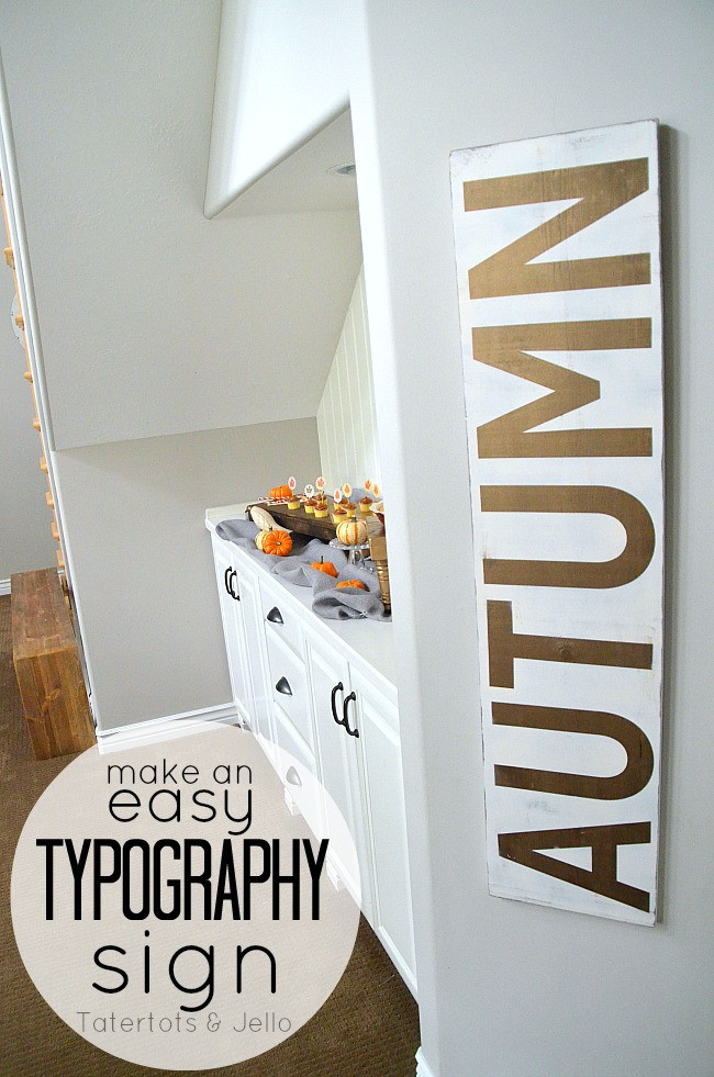 DIY Giant Word Sign for under $10 - 24/7 Moms