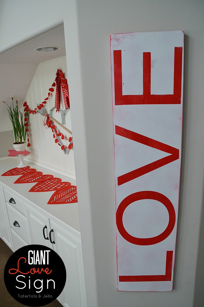 DIY Giant Word Sign for under $10 - 24/7 Moms