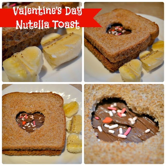 Nutella Toast For Valentines Day - 24/7 Moms