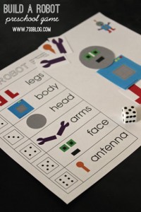 Free Build A Robot Preschool Game Printable - 24/7 Moms
