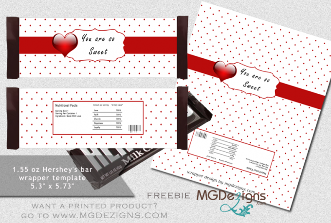 Free Valentine’s Day Chocolate Wrapper Printables - 24/7 Moms
