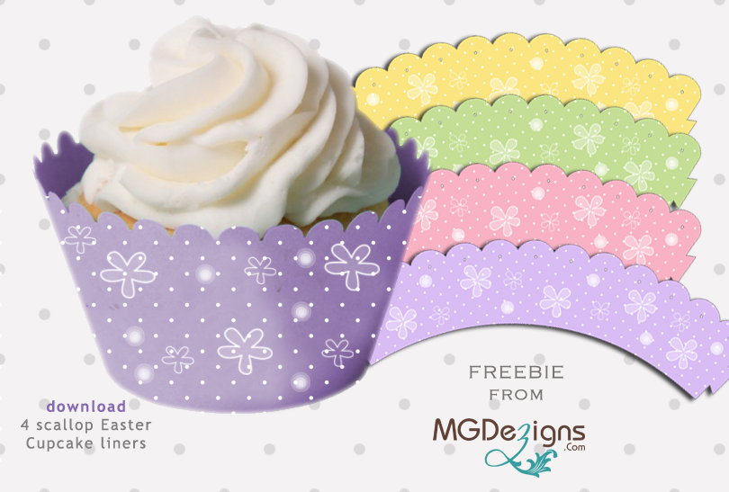 Free Easter Cupcake Wrapper Printables - 24/7 Moms