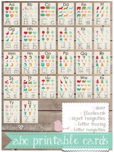 Free ABC Card Printables - 24/7 Moms