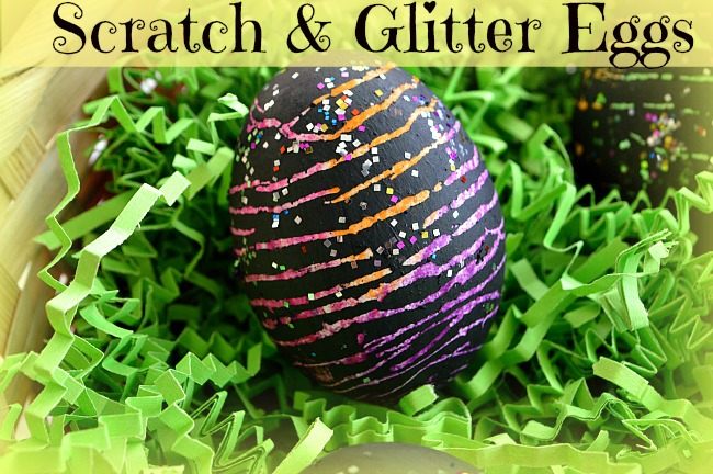 MOM Tip: Scratch & Glitter Eggs - 24/7 Moms