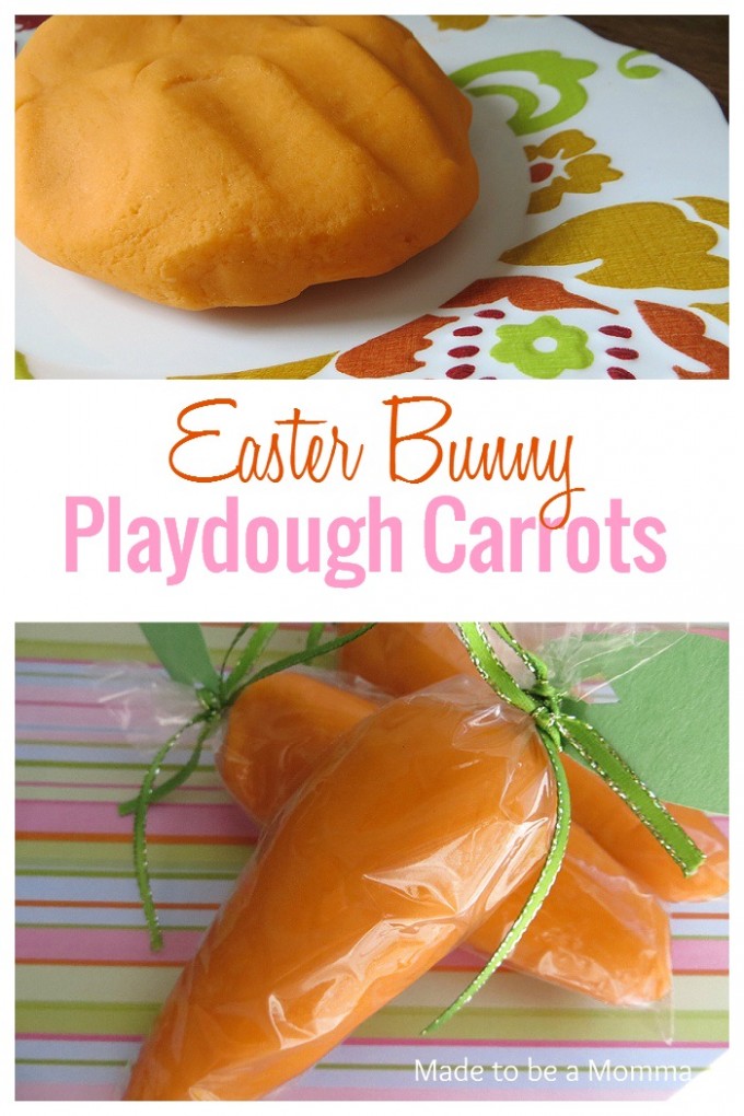 Easter Bunny Playdough Carrots - 24/7 Moms
