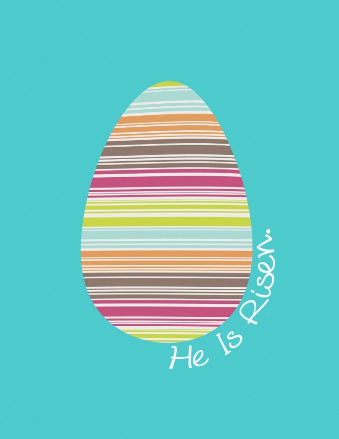 Free He Is Risen Printable - 24/7 Moms