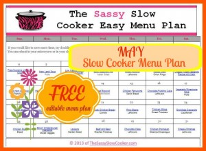 Free Slow Cooker Family Friendly Menu Plan Printable - 24/7 Moms