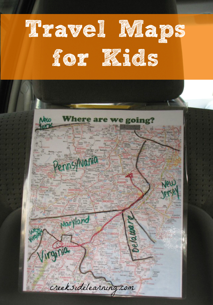 MOM Tip: "Are We There Yet" Travel Maps for Kids - 24/7 Moms