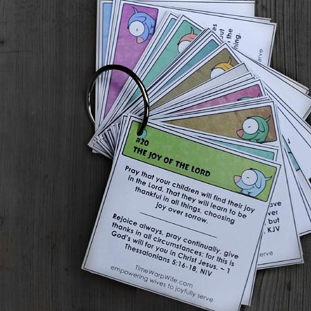 Free Prayer Card Printables - 24/7 Moms