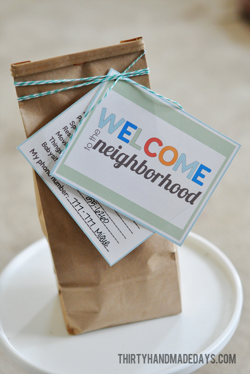 Free Welcome to the Neighborhood Printables - 24/7 Moms