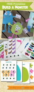 Free Build a Monster Printable - 24/7 Moms