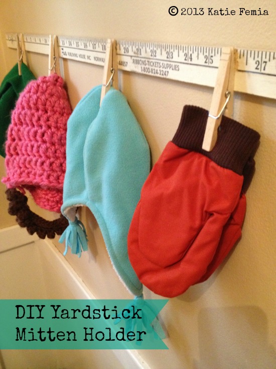 MOM Tip: DIY Mitten Holder - 24/7 Moms