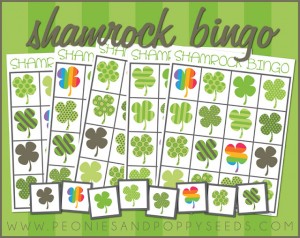 Free Shamrock Bingo Printable - 24/7 Moms