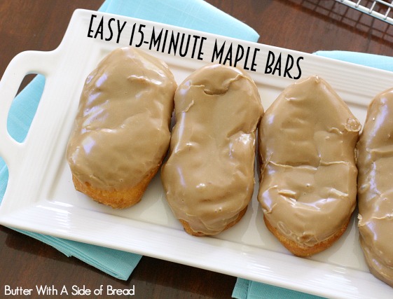Easy 15 Minute Maple Bars - 24/7 Moms