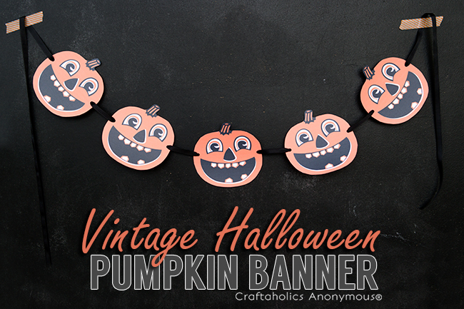 Free Vintage Halloween Banner Printable - 24/7 Moms