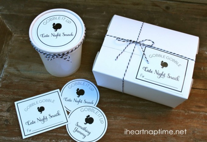 Free Thanksgiving Leftover Tag Printables - 24/7 Moms