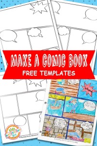 Free Comic Book Template Printable - 24/7 Moms