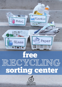 Free Earth Day Recycling Sorting Center Printables - 24/7 Moms