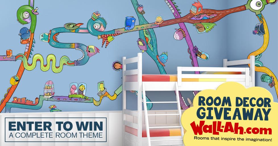 WIN - Wall-Ah! Room Decor Giveaway - 24/7 Moms