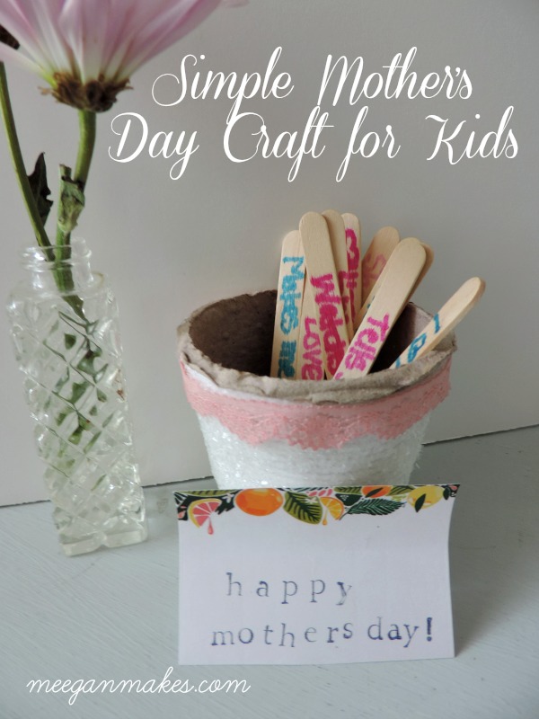 MOM Tip: Mother’s Day Craft for Kids - 24/7 Moms