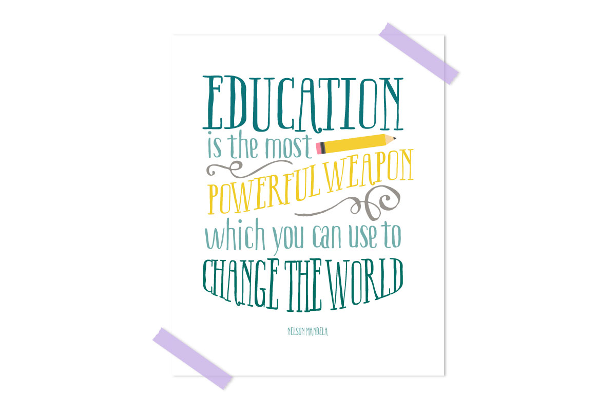 Free Classroom Quote Printable - 24/7 Moms