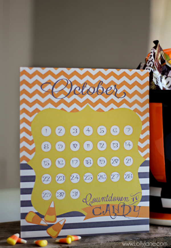 Free Halloween Countdown Printable - 24/7 Moms